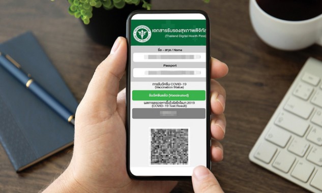Digital Health Pass - Thẻ thông hành trên các chuyến bay nội địa ở Thái Lan