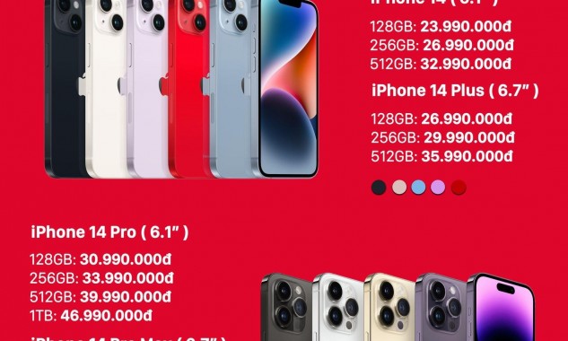 CellphoneS công bố giá bán dự kiến của iPhone 14 series tại thị trường ...